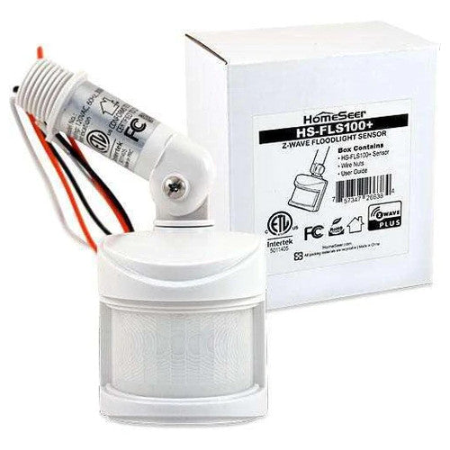 HomeSeer Z-Wave Plus G2 Smart Floodlight, Temperature, PIR and Light ...